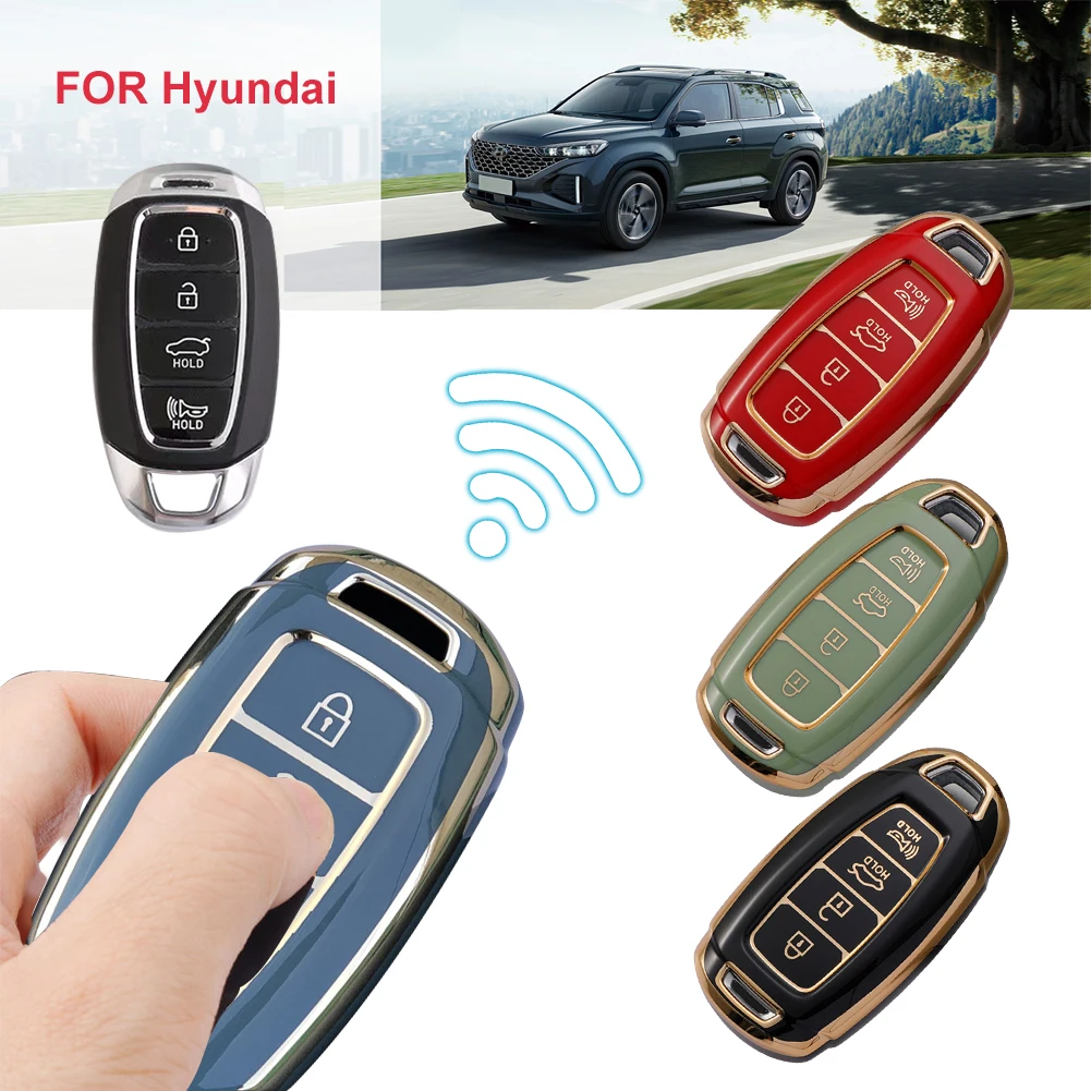 TPU Car Key Fob Case Key Fob Cover for Hyundai i30 Ix35 KONA Encino ...