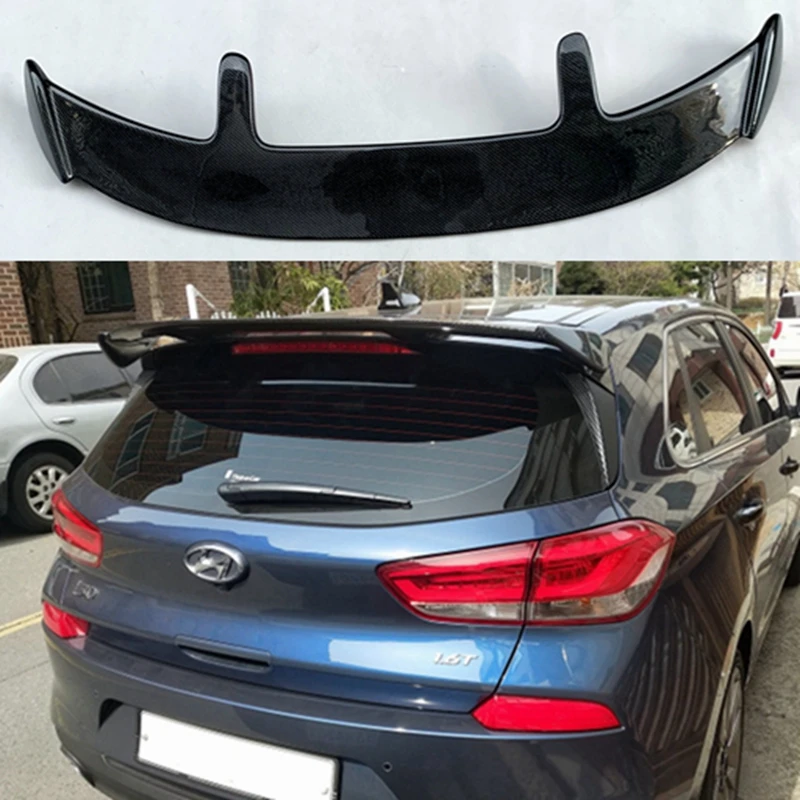 for-Hyundai-I30-I20-spoiler-high-quality-carbon-fiber-material-car-rear ...