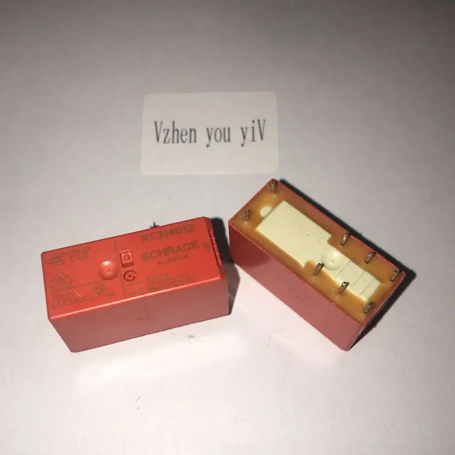 5PCS/Original FOR SCHRACK RT314012 12VDC 16A 250VAC 8 PINS Power Relay ...