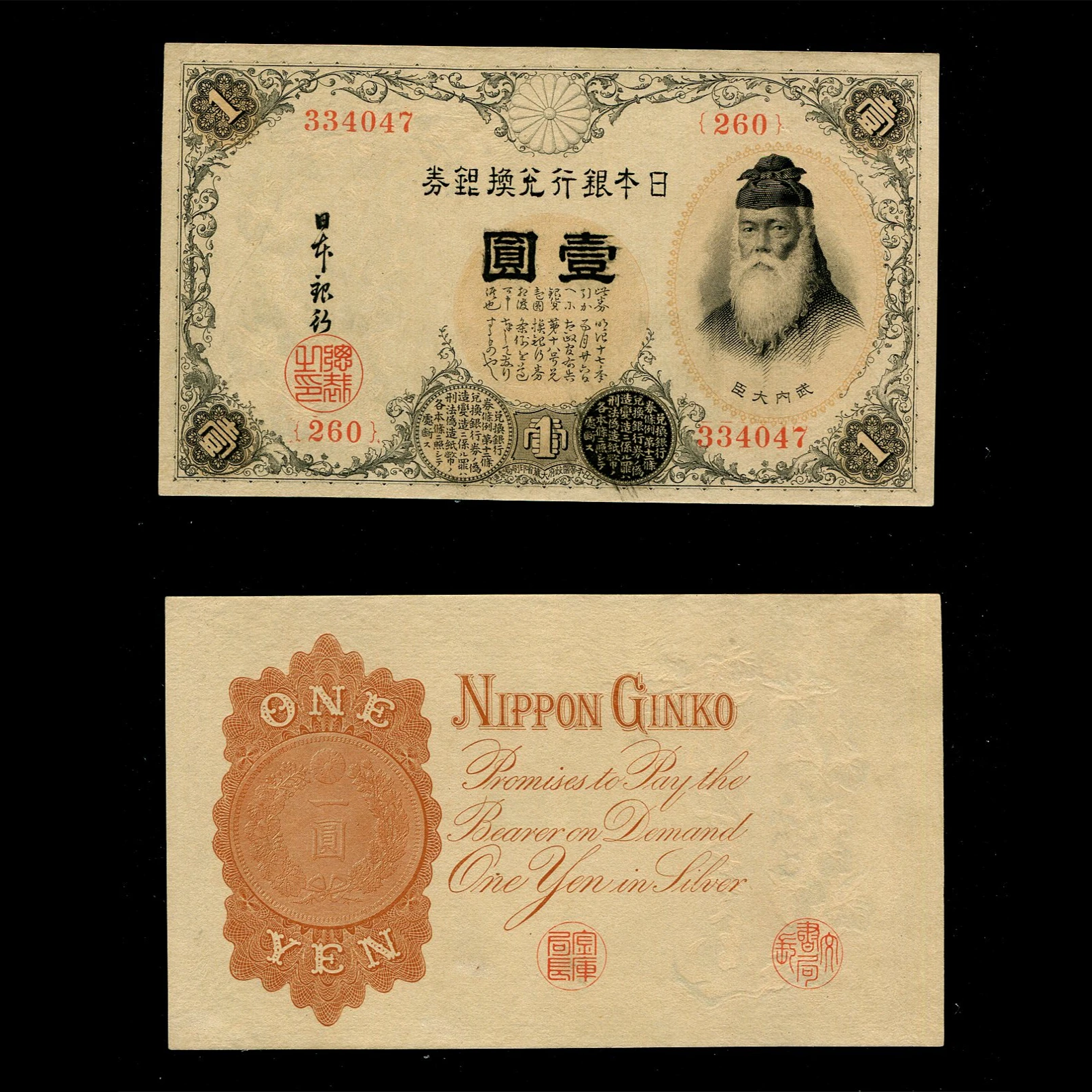 Old Japanese Paper Money