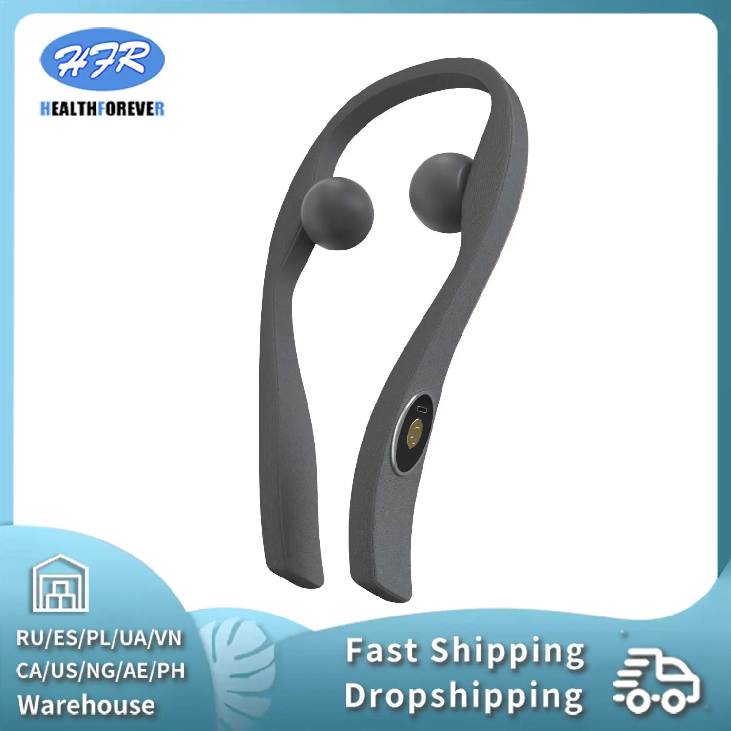 New-model-Neck-Massager-Therapy-Neck-and-Shoulder-Dual-Trigger-Point ...