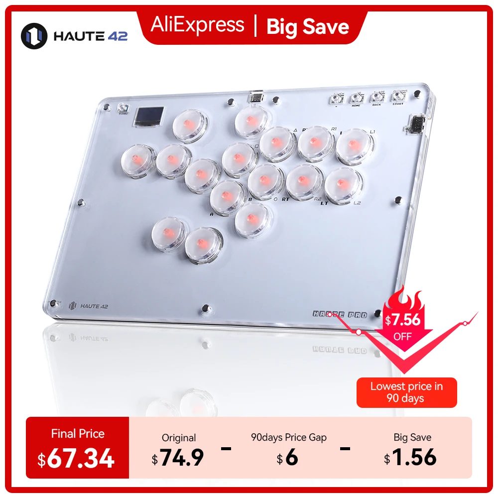 Haute42-Joystick-Hitbox-Keyboard-Arcade-Stick-Controller-For-PS4-PS5 ...