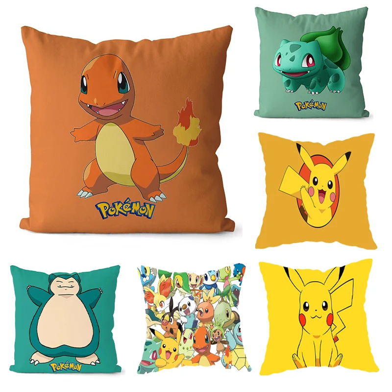 Anime-Pokemon-Cushion-Sofa-Pillow-Cover-Colorful-Cute-Cartoon-Squirtle ...