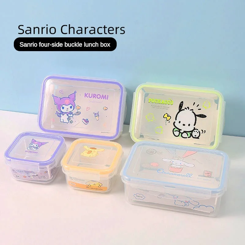 MINISO-New-Cinnamoroll-Kuromi-Lunch-Box-Cartoon-Pochacco-Pompom-Purin ...