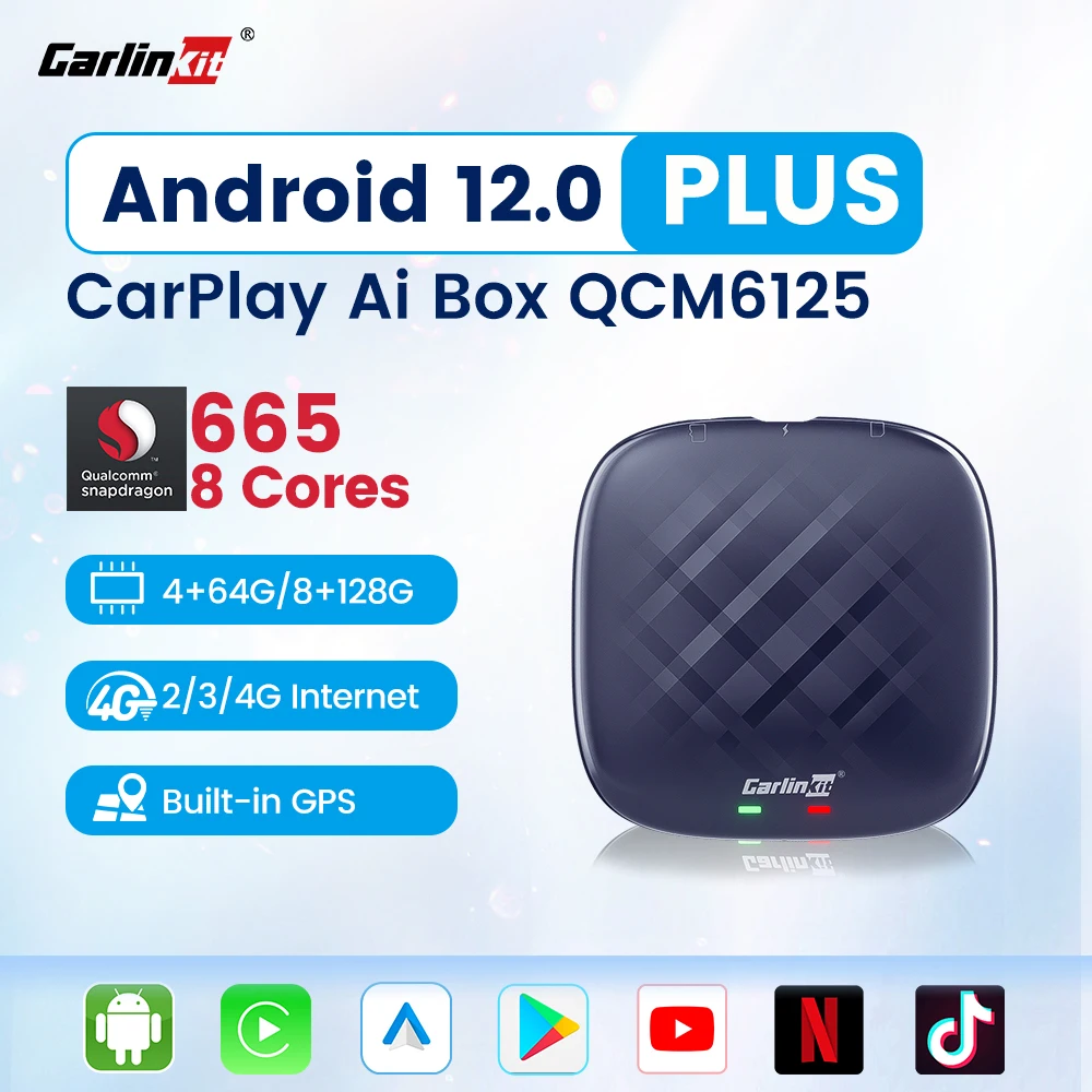 Carlinkit Carplay Ai Android Tv Box Qcm6125 665 Octa-core Android 11 ...
