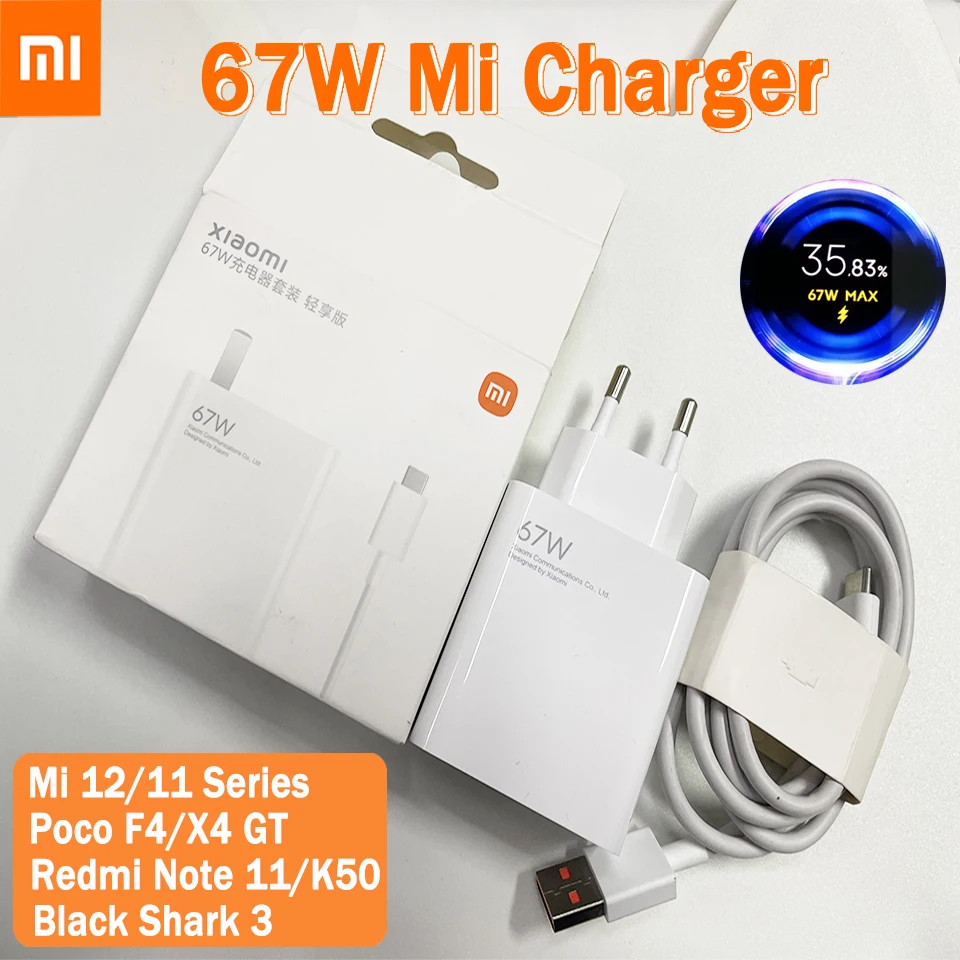 Turbo Charge Carregador Adapter | Original Xiaomi 67w Charger - Original 67w Charger - Aliexpress