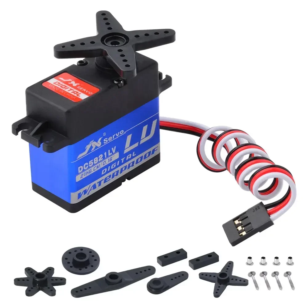 JX Servo DC5821LV 21.8KG Full Waterproof Digital High Quality Servo For ...