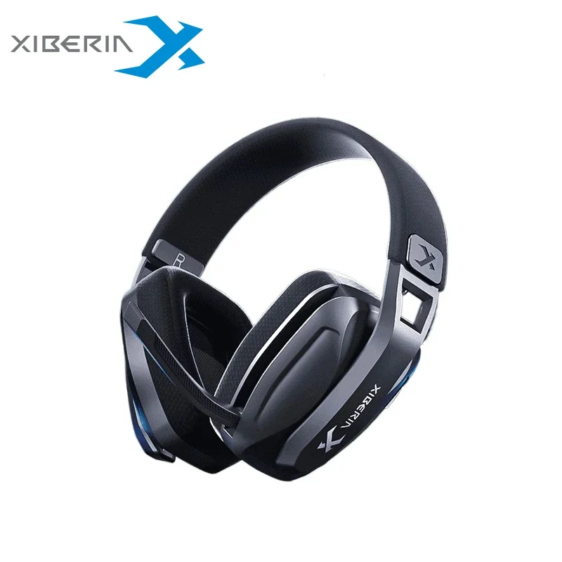 XIBERIA K01S 2.4GHz Wireless Headsets Gamer with Mic USB/T-C Bluetooth ...