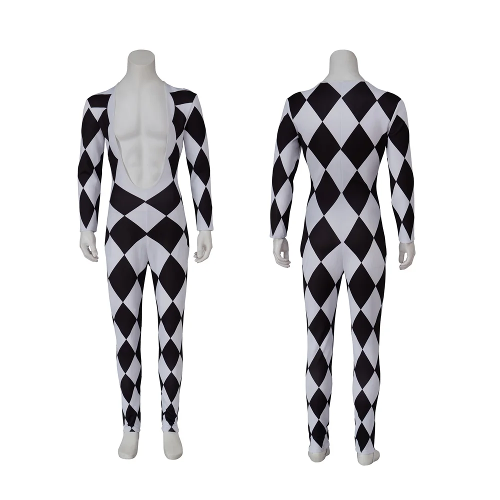 Freddie-Mercury-Queen-Harlequin-Cosplay-Costume-Unitard-Black-and-White ...