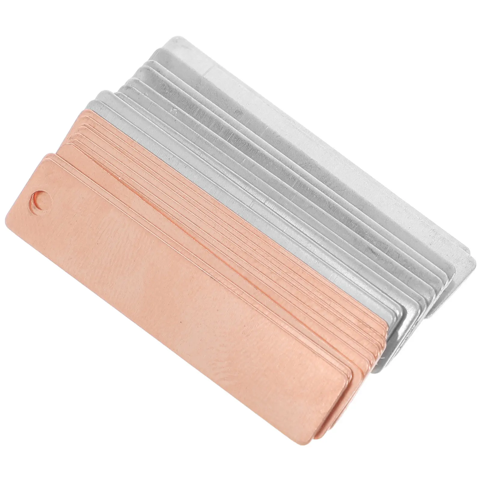20Pcs Copper Zinc Electrode Sheets Pure Zinc Anode Strips for Science ...