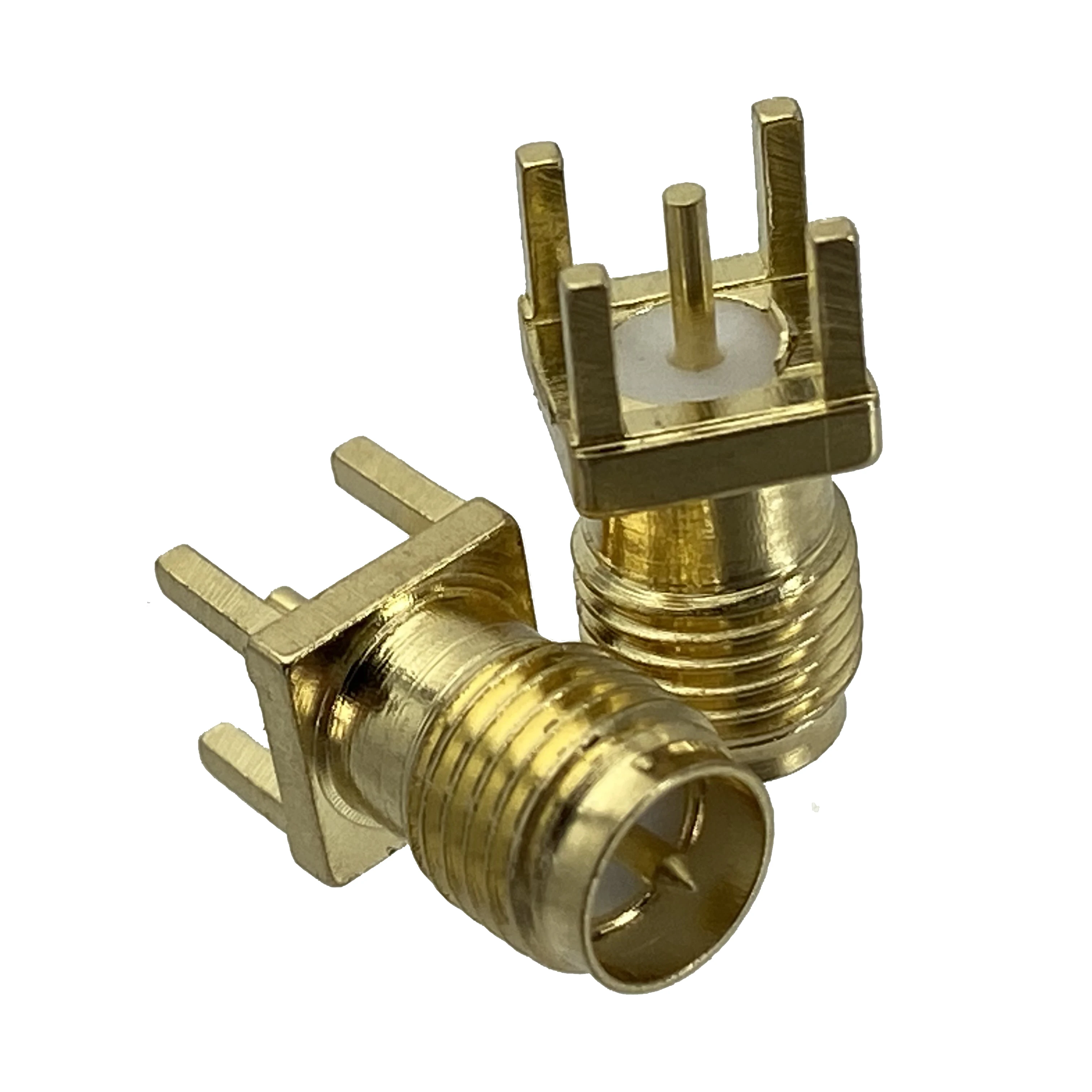 Connector-RP-SMA-RP-SMA-female-plug-solder-PCB-mount-straight-5-08mm-RF ...