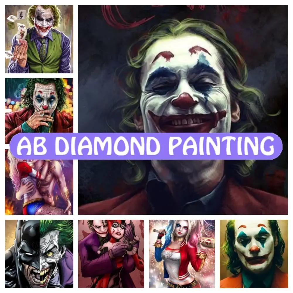 5D-DIY-Diamond-Painting-Kit-Clown-Movie-Handmade-Cross-Embroidery ...