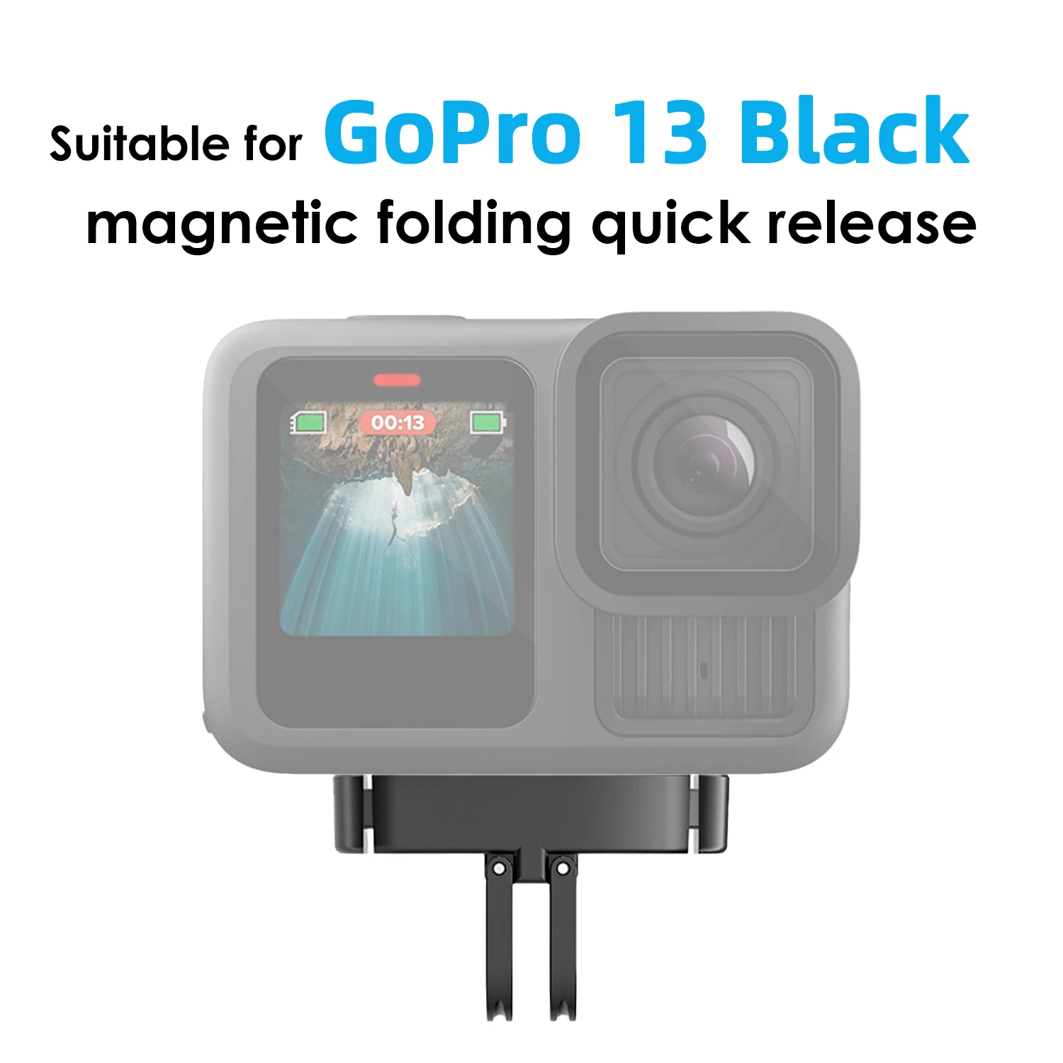 Magnetic Adapter Mount for GoPro Hero 13 Black Foldable Quick Release ...