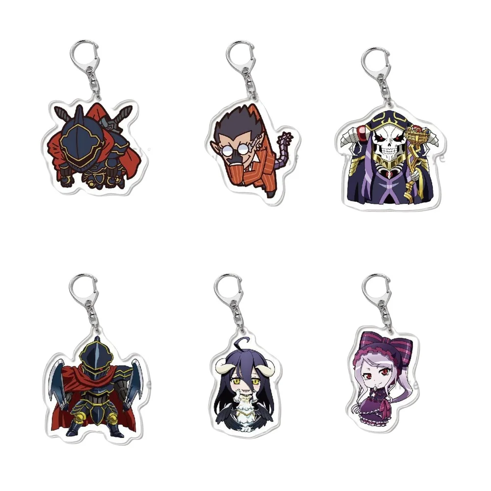 Hot-Kawaii-Anime-Peripherals-Overlord-Cartoon-HD-Acrylic-Keychain ...