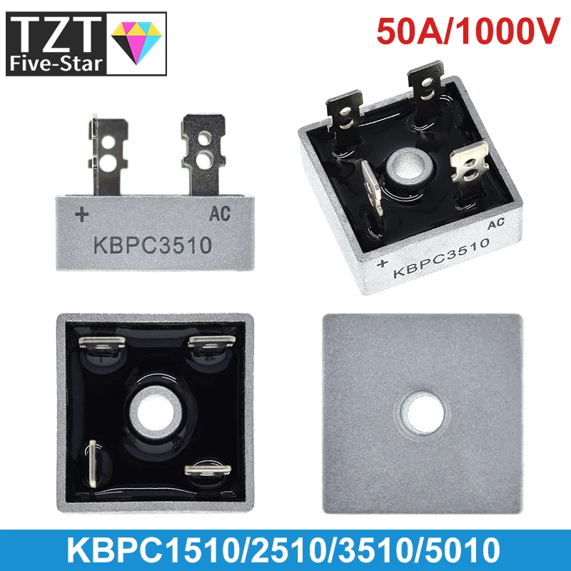 1-2PCS-KBPC1510-KBPC2510-KBPC3510-KBPC5010-15A-25A-35A-50A-1000V-Diode ...