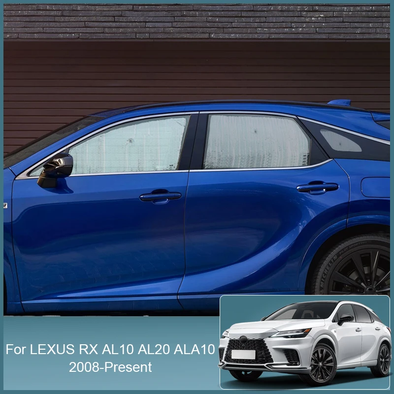 フロントガラスの日よけ,窓の保護,カーテン,ガラス,自動アクセサリー,lexus rx al10 al20 ala10 2008 2025 ...