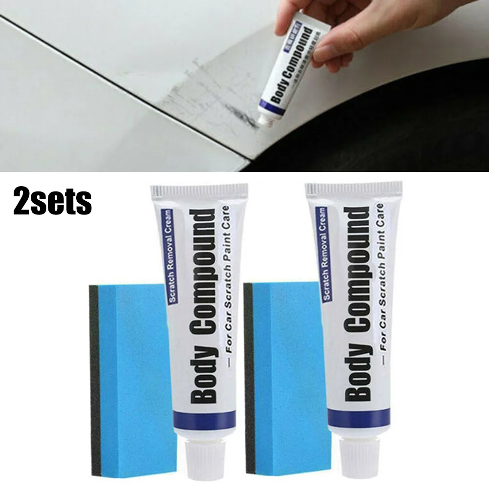 1/2Sets Car Scratch Remover Autos Body Paint Scratch Care Car Polishing ...