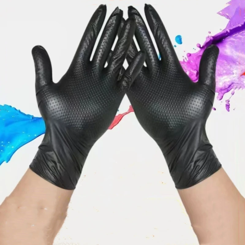 Multi-purpose-Nitrile-Gloves-Mechanic-Industrial-Waterproof-Safety-Work ...