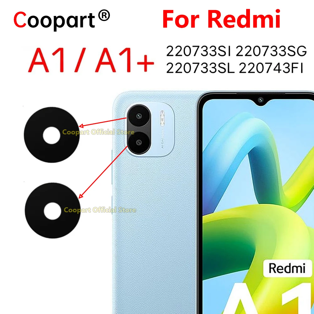Coopart Rear Back Camera Glass Lens For Xiaomi Redmi A1 A1+ Plus ...