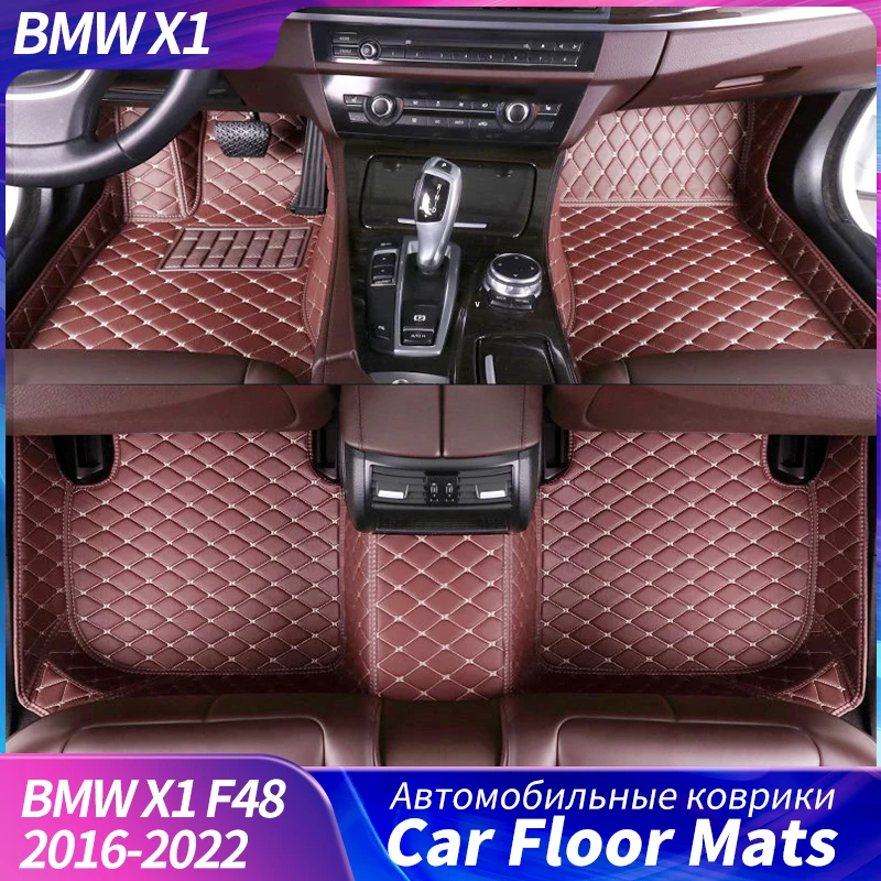 Car Floor Mats For BMW X1 F48 2016 2018 2017 2019 2020 2021 2022 Year ...