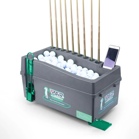 Golf Ball Automatic Server Pitching Machine Robot Box Swing Trainer ...