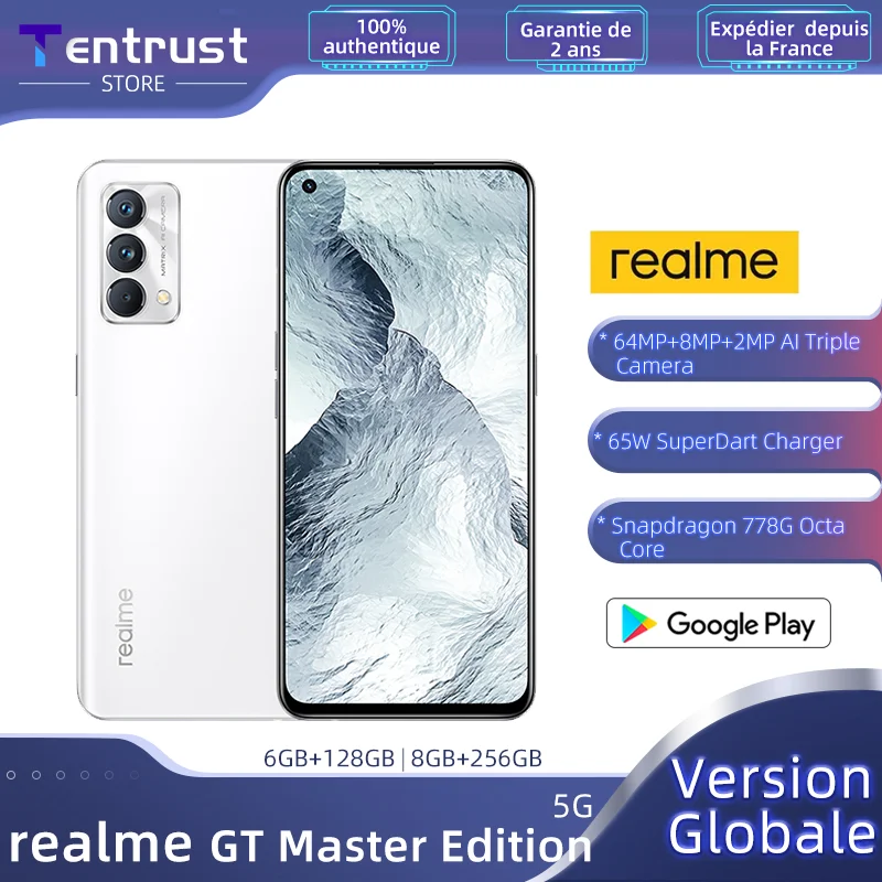 Versión Global realme GT Master Edition 5G Smartphone Snapdragon 778G 6GB 128GB / 8GB 256GB 6.43 ...