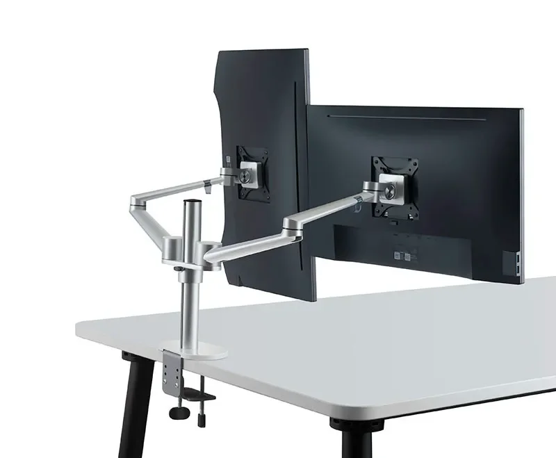 Aluminum-Alloy-LCD-LED-dual-Monitor-Holder-Arm-Bracket-360-Degree ...