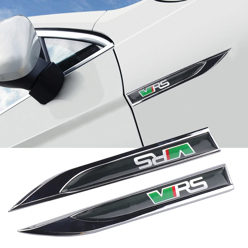 Car-Styling-2Pcs-VRS-3D-Metal-Sticker-Accessories-For-Skoda-S-OCTAVIA ...