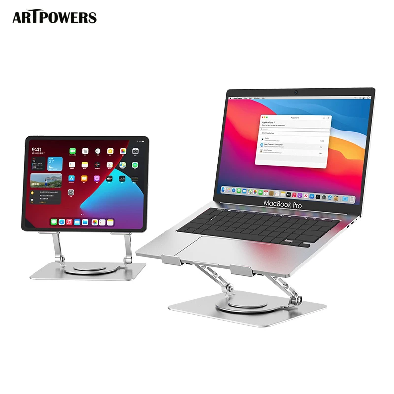 Artpowers Laptop Stand For Desk Vertical Aluminium Notebook Holder For ...