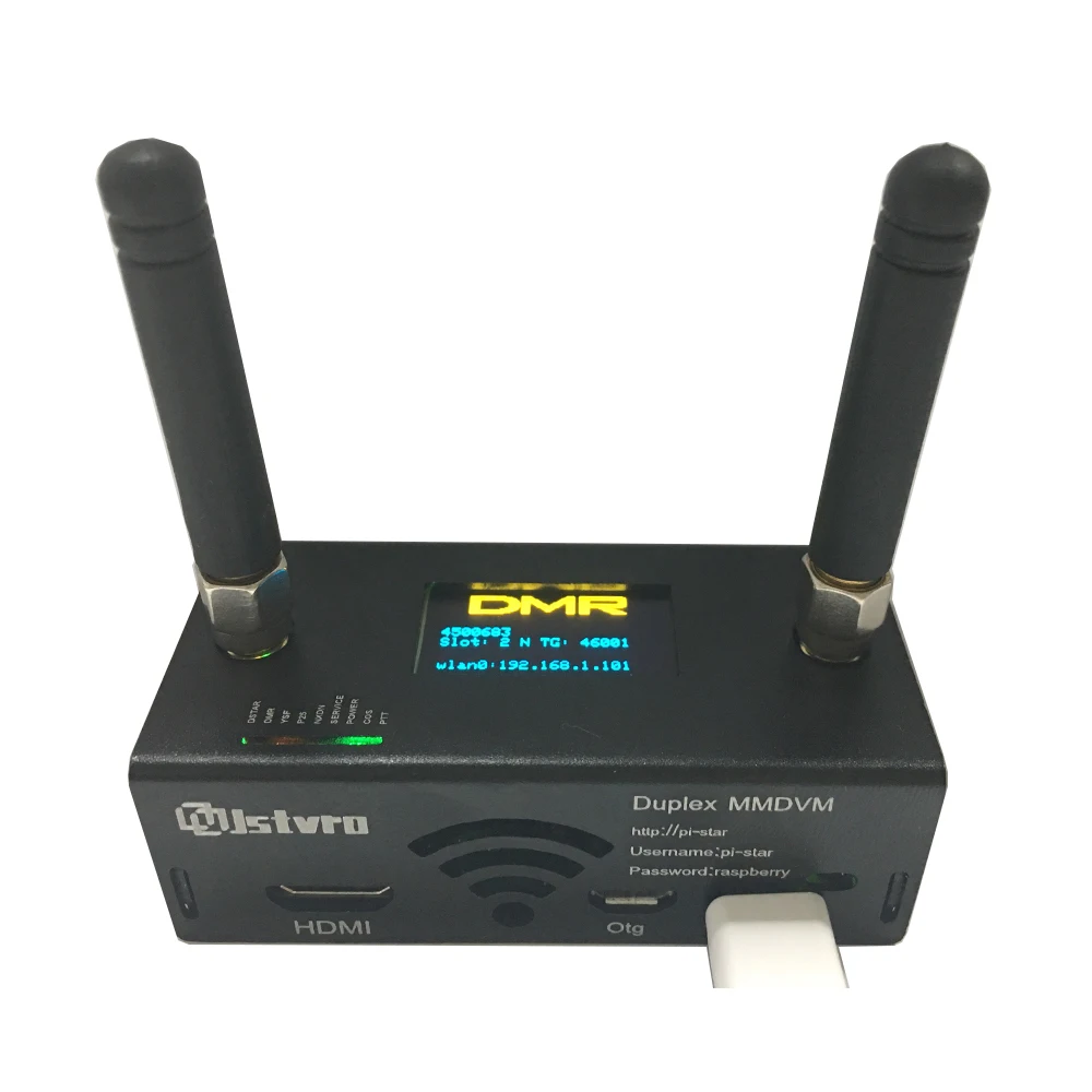 Assembled Duplex UHF VHF MMDVM Hotspot Radio Station WiFi Digital Vo ...