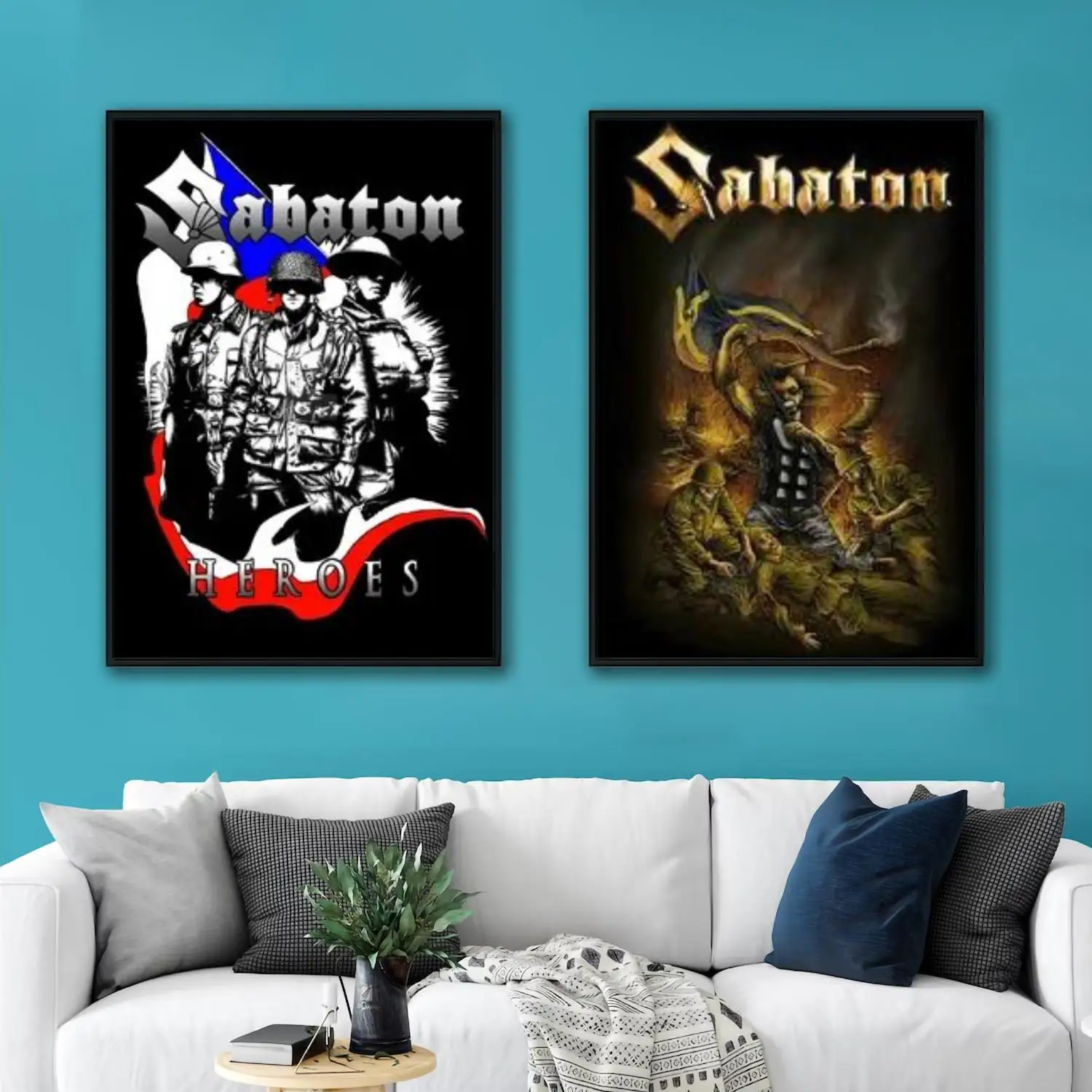 Canvas Wall Paintings | Sabaton Band Poster | Canvas Posters | Painting ...