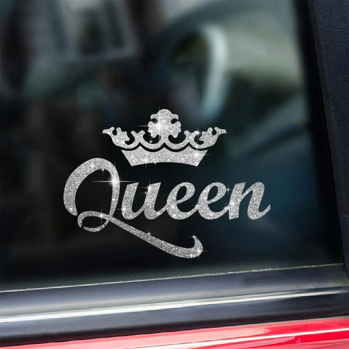1pc CROWN QUEEN Car Stickers imitation drill shines brightlyFashion ...