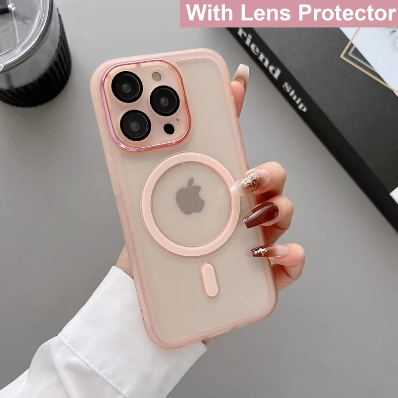 Original-transparent-For-Magsafe-Lens-Protective-Case-For-iPhone-14 ...