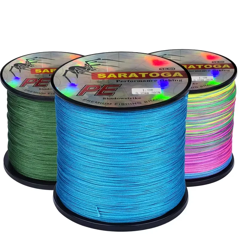 PE Braided Fishing Lines 100M 4 Strands 18-23LB Super Strong Fishing ...