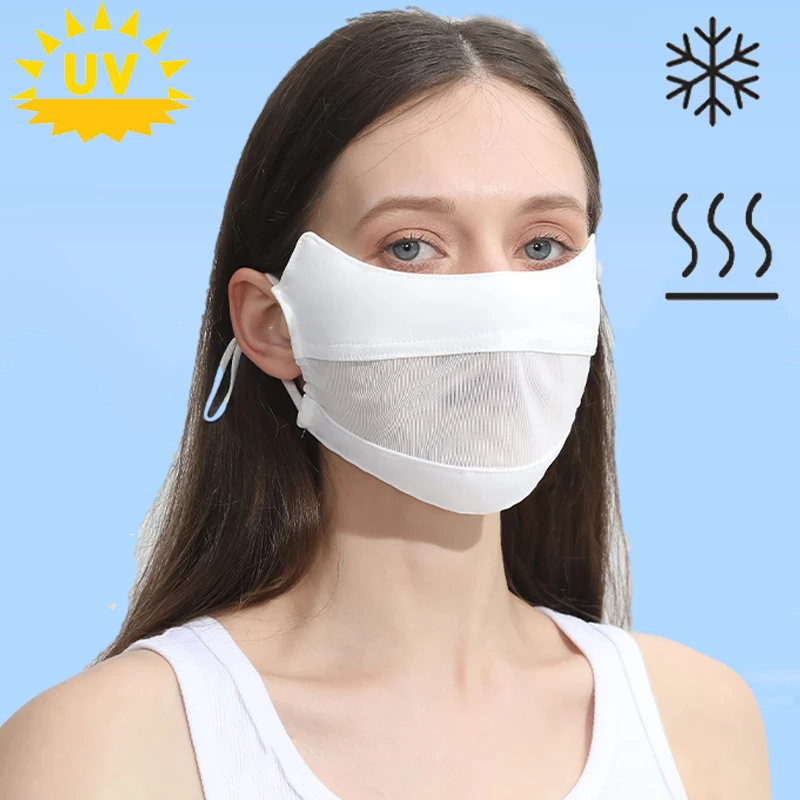 Summer-Sunscreen-Face-Mask-Breathable-Ice-Silk-Universal-Bandana ...