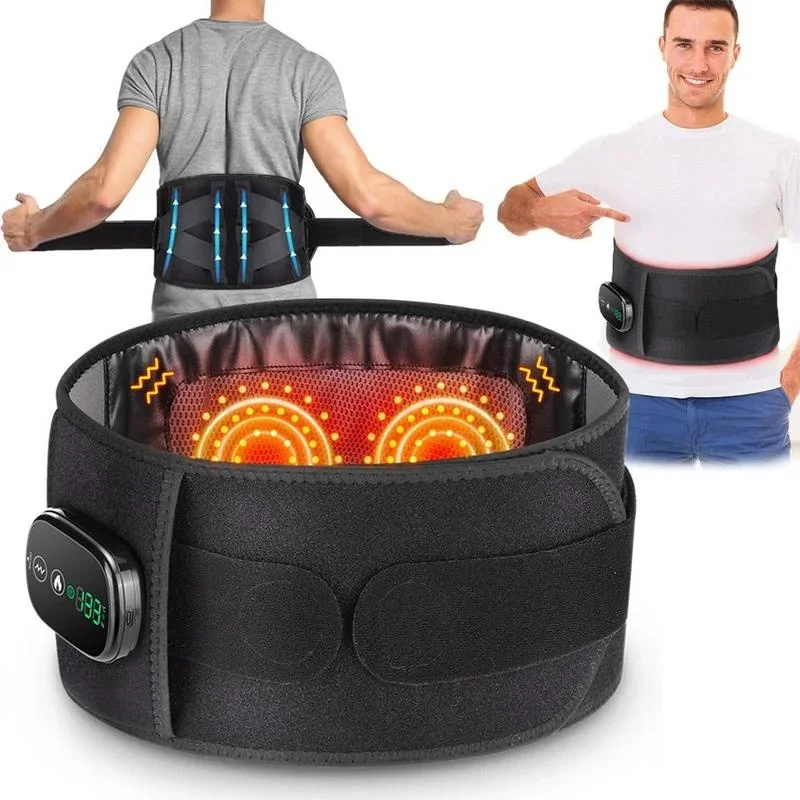 Heated Vibrating Massage Waist Belt With Intelligent Temperature ...