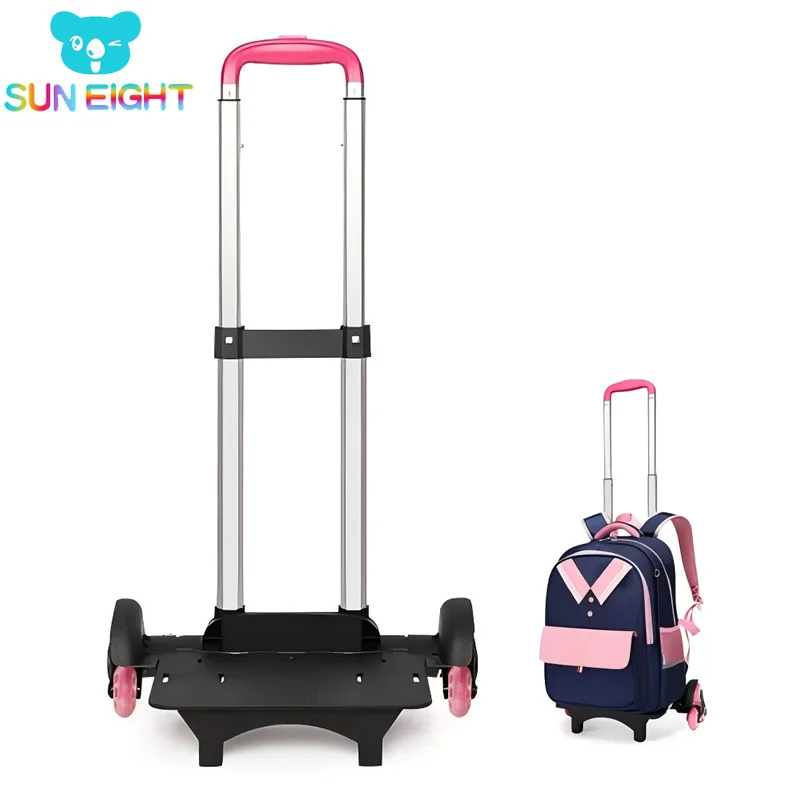 SUN EIGHT Kid Trolley Backpack Wheeled Bag School Bag For Children ...