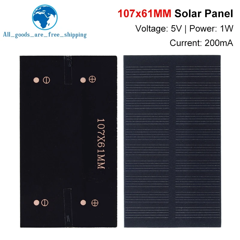 smart electronics Solar Panel 1W 5V electronic DIY Small Solar Panel ...