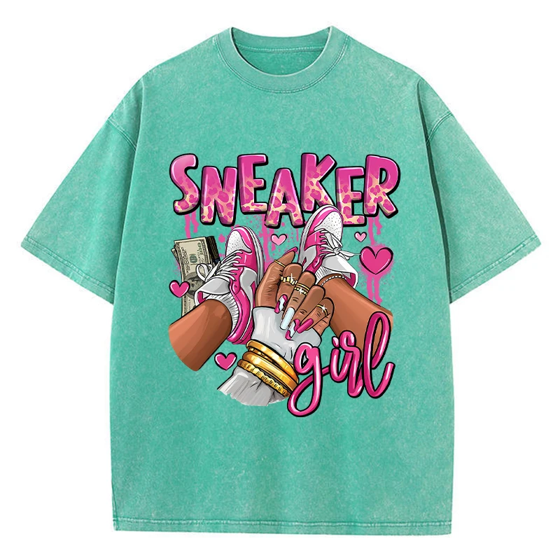 Expensive-Pink-Sneaker-Girlprints-Female-Tshirt-Street-Hip-Hop-T-Shirt ...