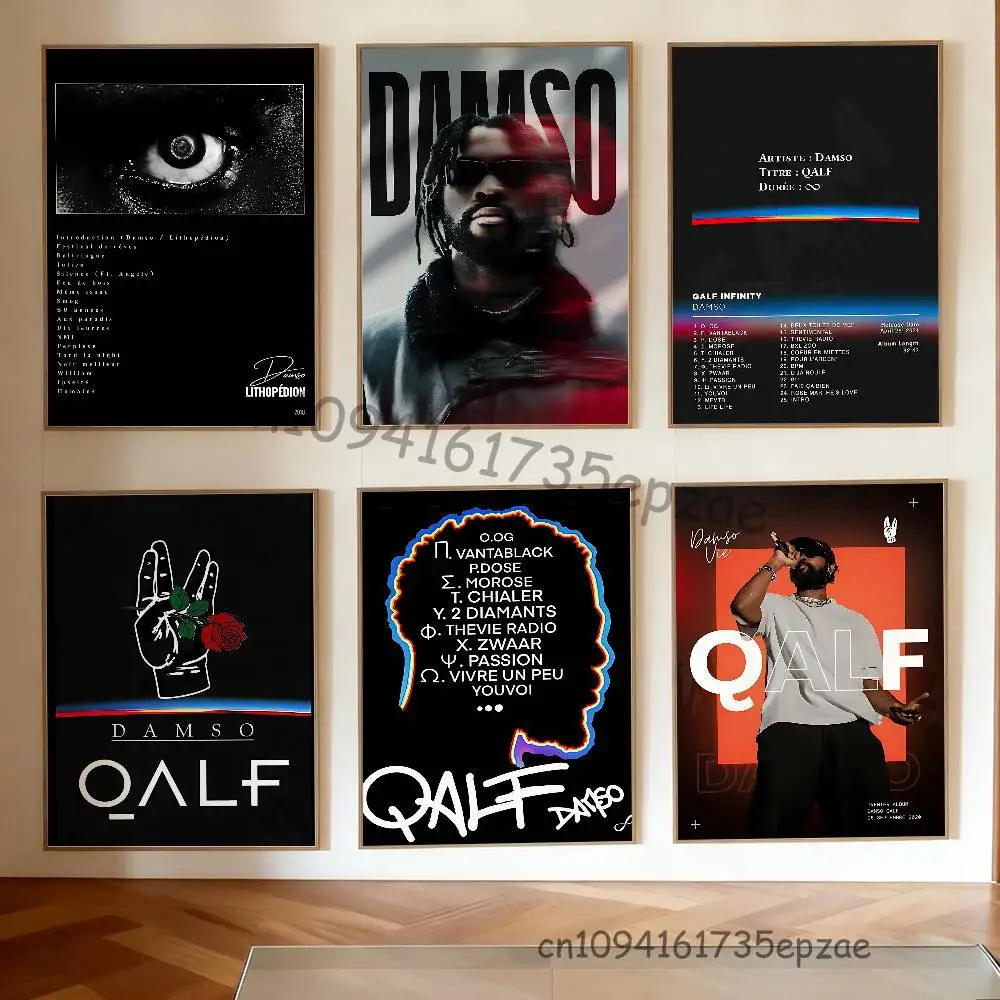 D-Damso Qalf Anime Wall Art Canvas Painting Poster For Living Room Home ...