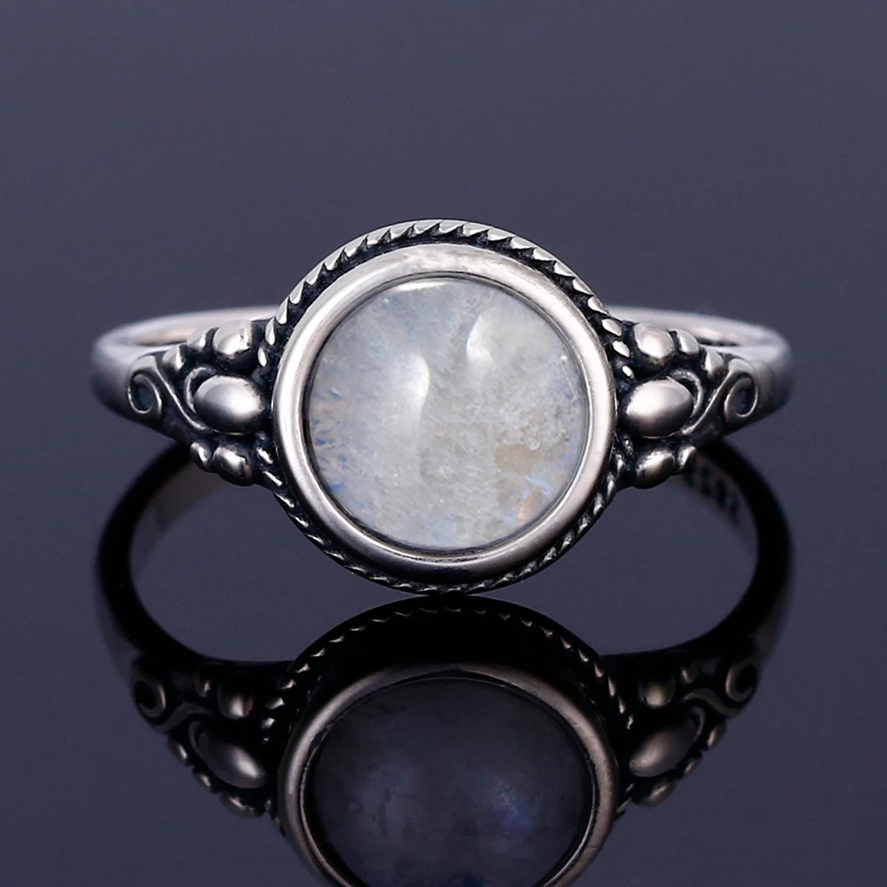 Silver Moonstone Ring | Gemstones Jewelry | Engagement Ring | Wedding ...
