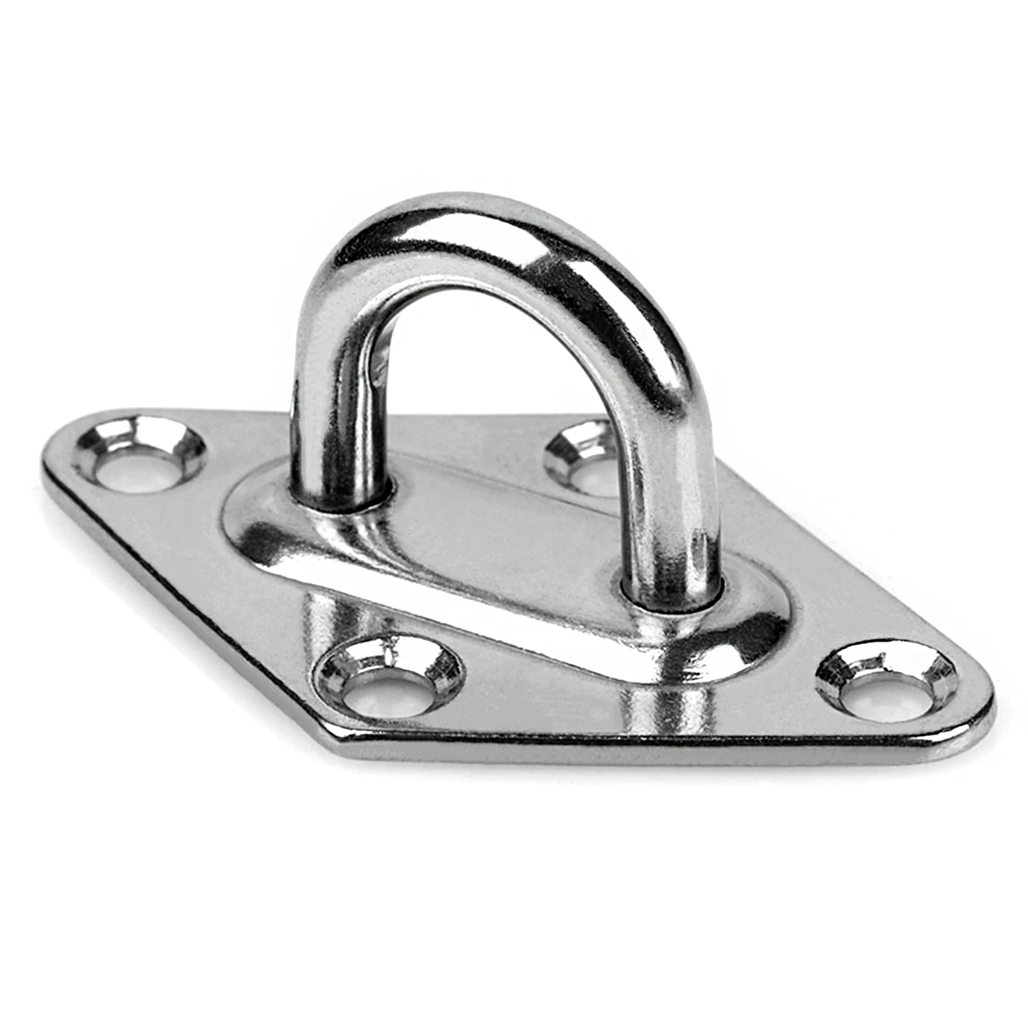 1/3/5pcs Heavy Hook Eye Plate Diamond Shape Stainless Steel Ceiling ...