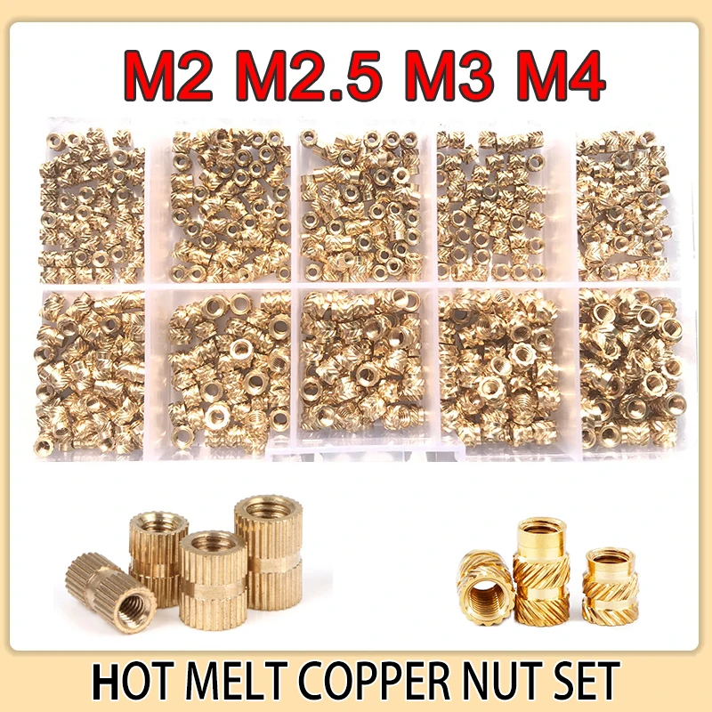 M2-m2-5-m3-m4-Messing-Heat-Set-Einsatz-muttern-Kit-3D-Drucker-Hei ...