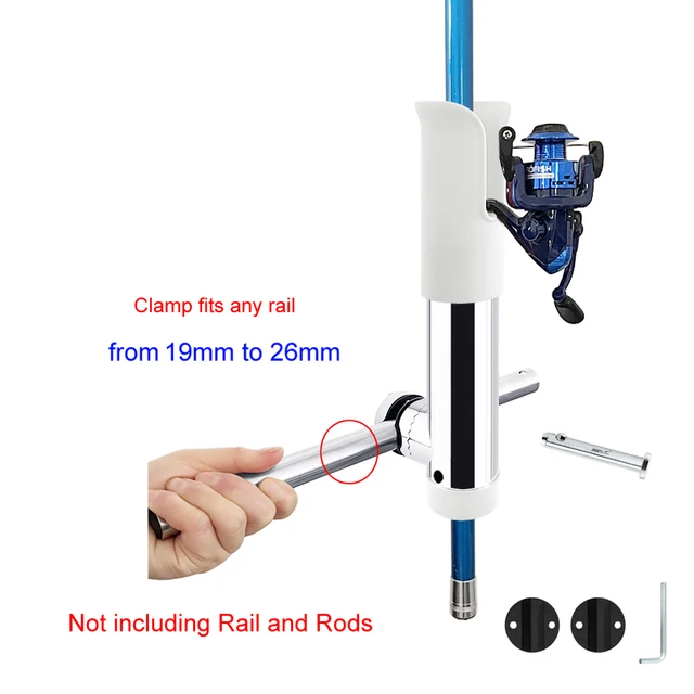 Rail Mount Rod Holders Boats | Marine Boat Fishing Rod Holder - Marine ...