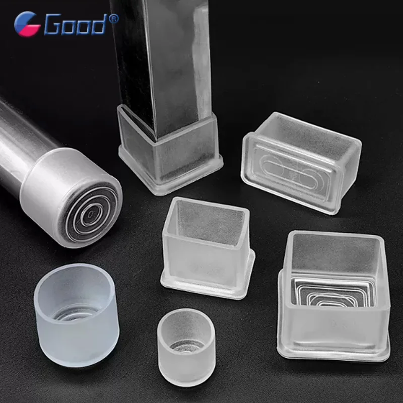 Transparent-Table-And-Chair-Foot-Cover-Furniture-Leg-Feet-Protector-PVC ...