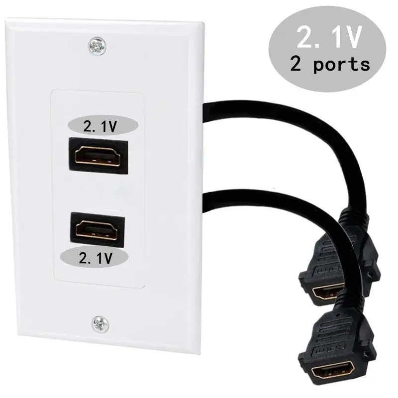 Prise-murale-de-panneau-haute-d-finition-compatible-HDMI-sans-soudure ...
