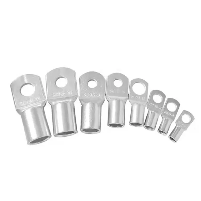 10PCS SC Type Wire Nose Terminal SC1.5/2.5/4 Bare Copper Battery Block ...