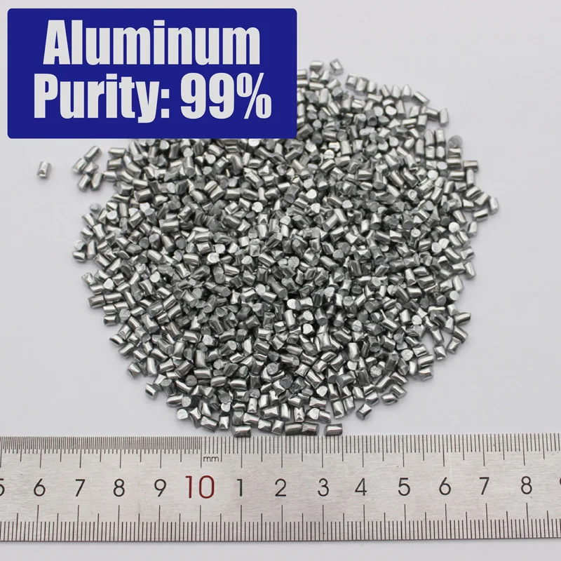 100g/1000g Aluminum Grain Granule Pellets Shot Pure 99% For Casting ...