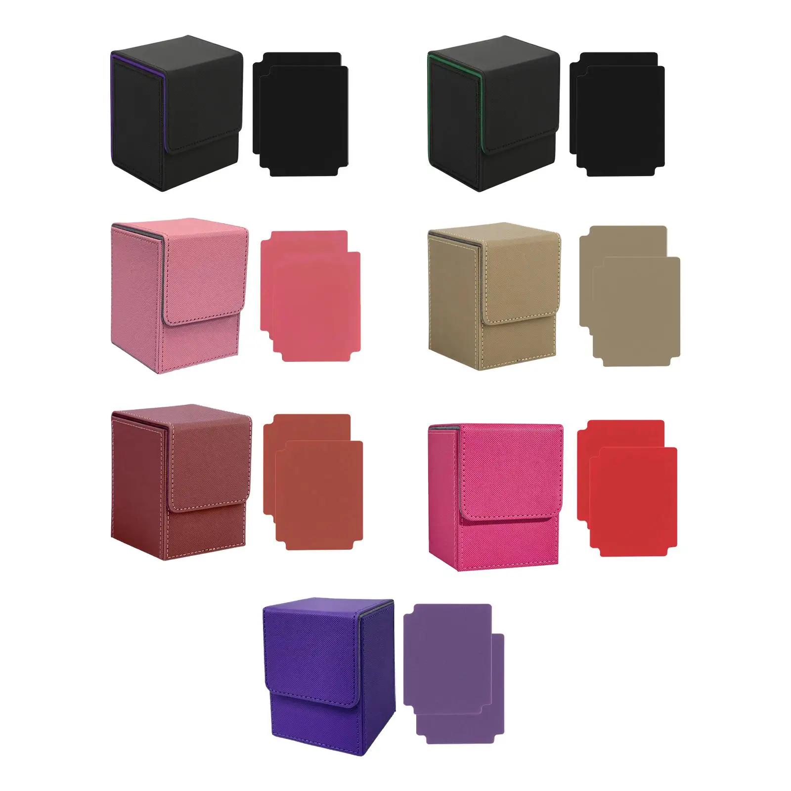 Trading-Card-Deck-Box-Collectible-Game-Protectors-PU-Leather-Game-Card ...