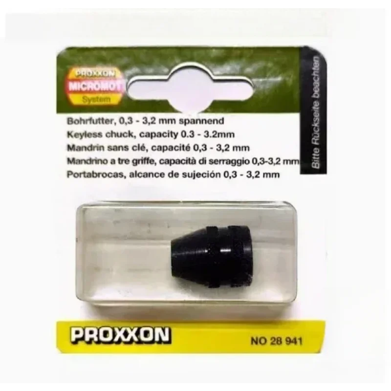 [28941] 0.3-3.2mm quick three claw drill chuck PROXXON mini magic ...
